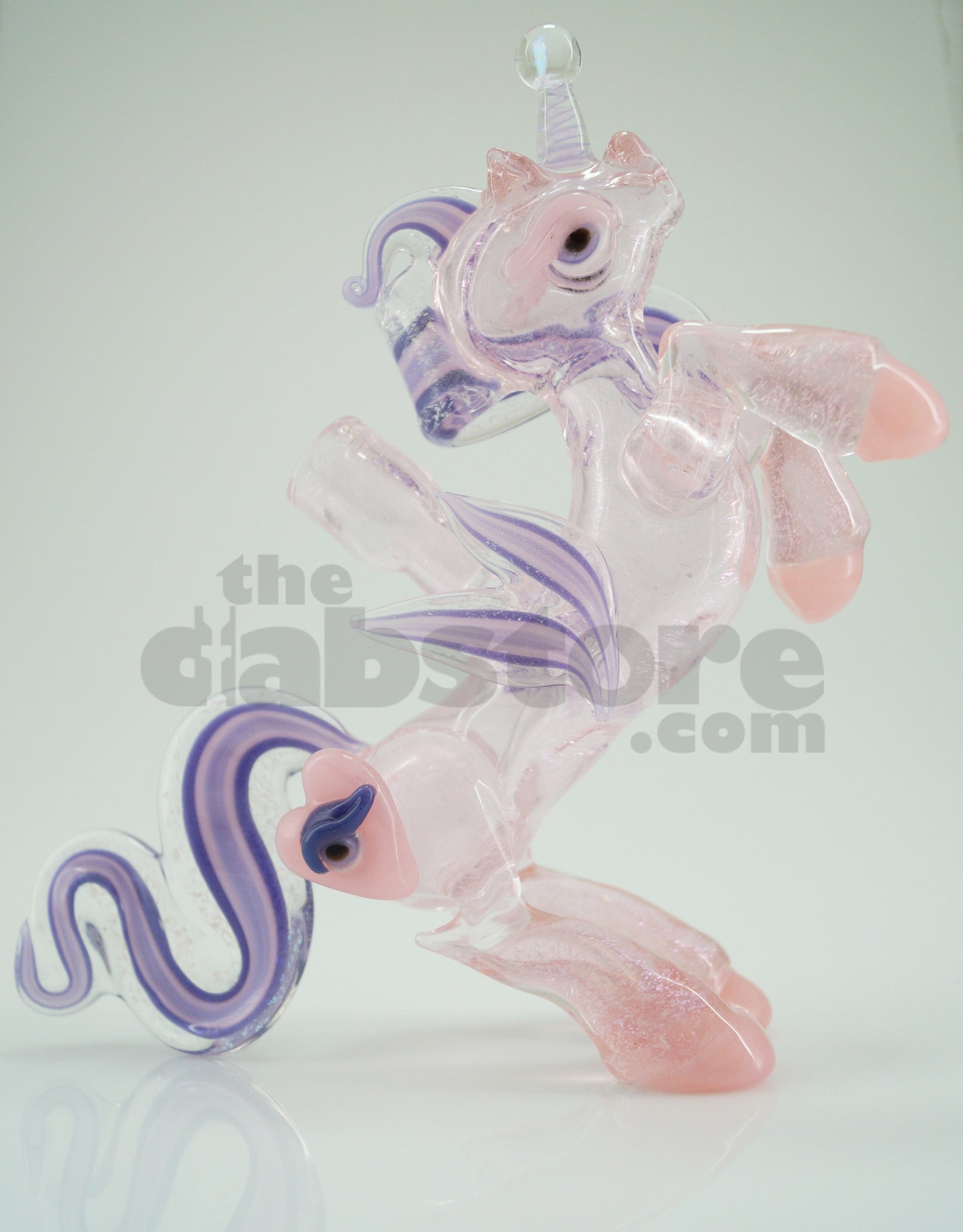 Amy Likes Fire - Pink Dichro Unicorn Rig 10 MM (Ace Glass) | TheDabstore