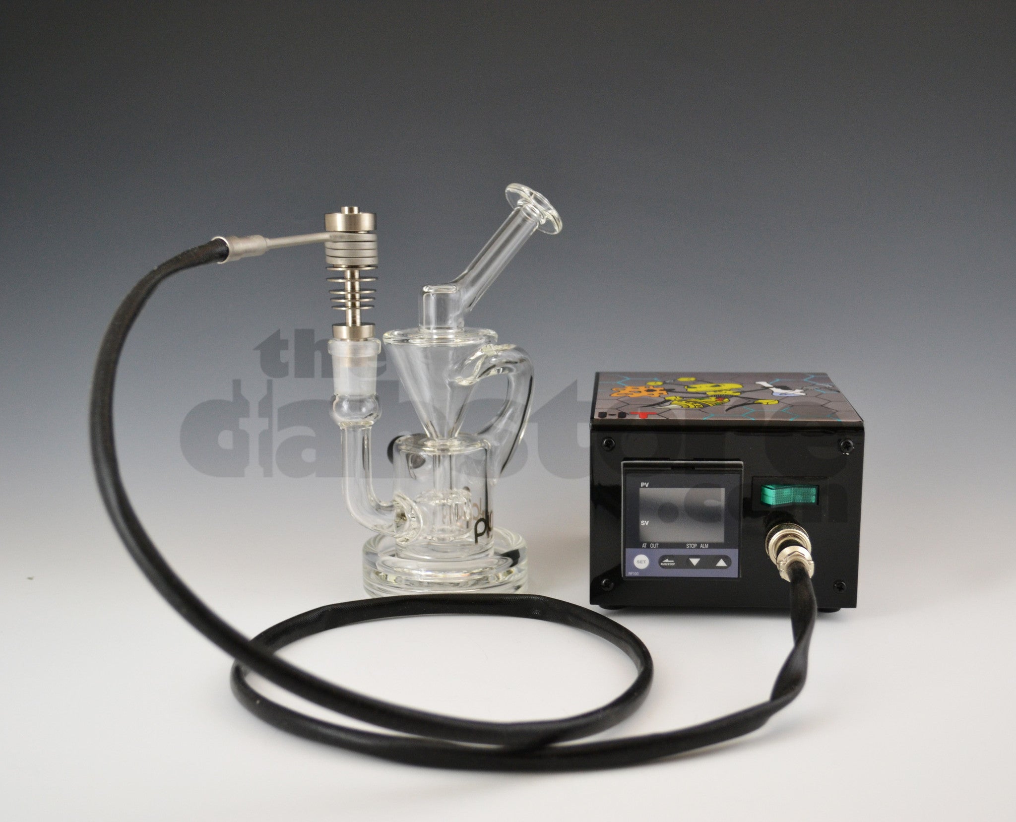 Pyrology Glass D-Cycler Recycler & Enail Package Deal 14 MM F | TheDabstore