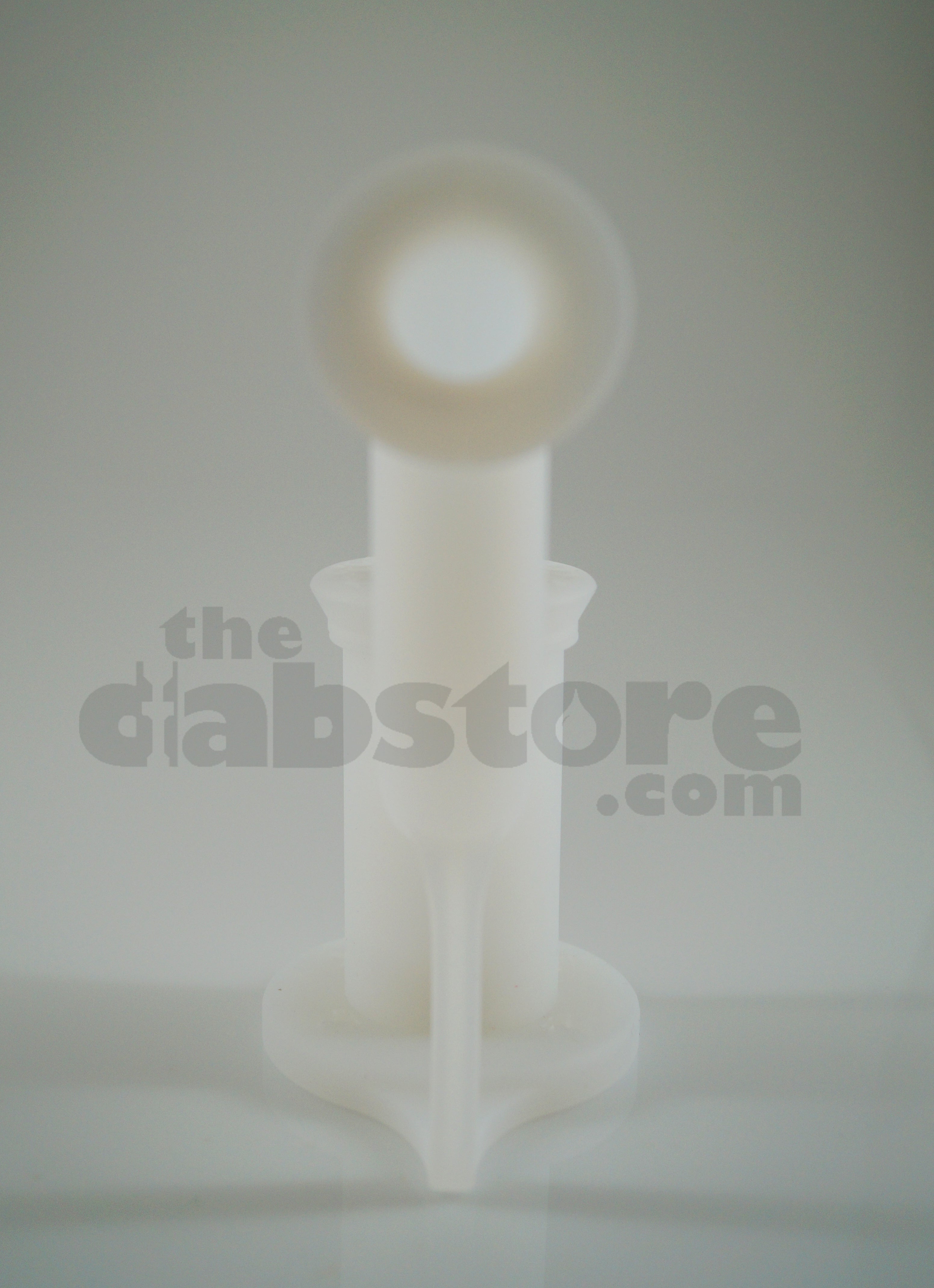 Silicone Dabbing Bubbler with Titanium Nail & Dabber (White) | TheDabstore