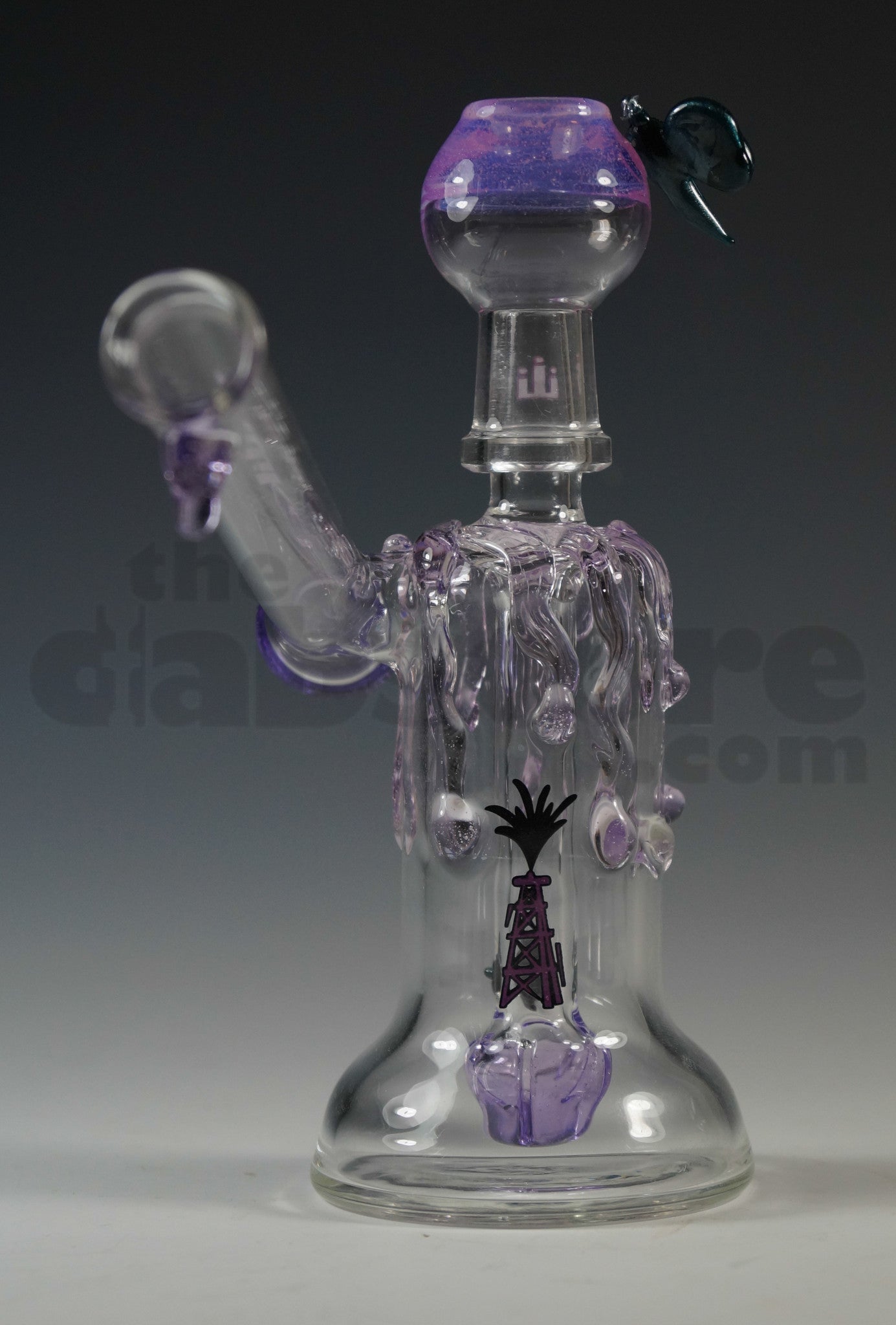 Silika Glass Honey drip Sidecar Purple Rain 14 MM | TheDabstore