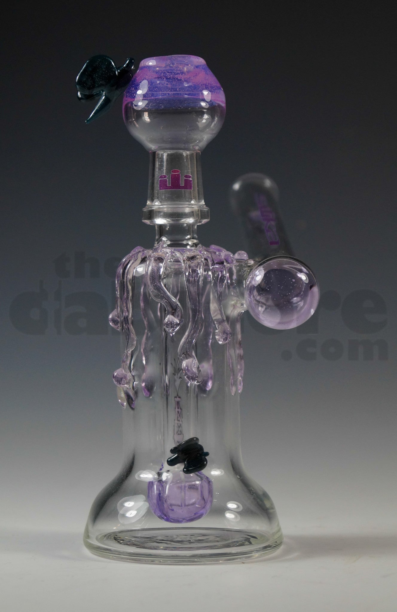 Silika Glass Honey drip Sidecar Purple Rain 14 MM | TheDabstore